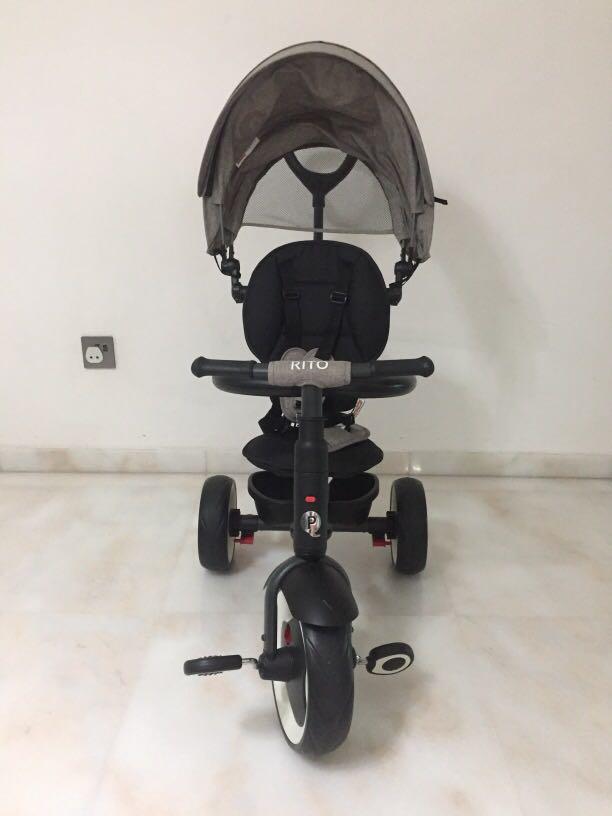QPlay RITO 3 in 1 multi functions Easy Fold Children Tricycle, Babies ...