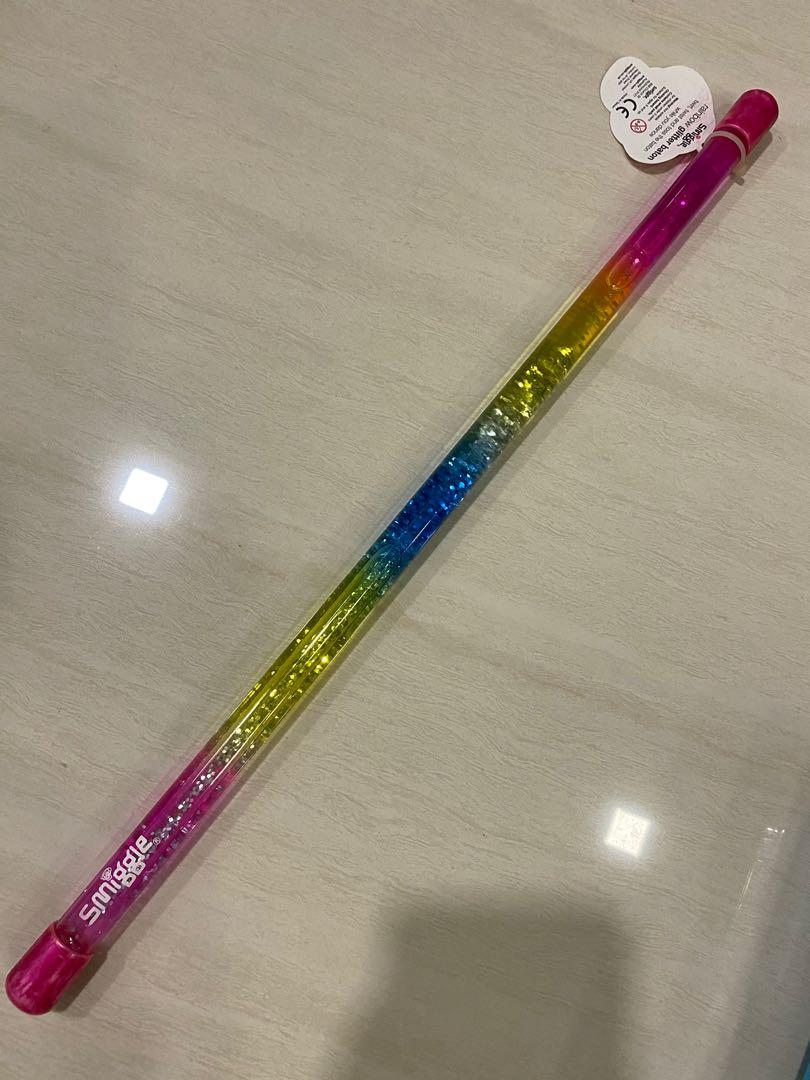 Smiggle Rainbow Glitter Baton, Babies & Kids, Babies & Kids Fashion on ...