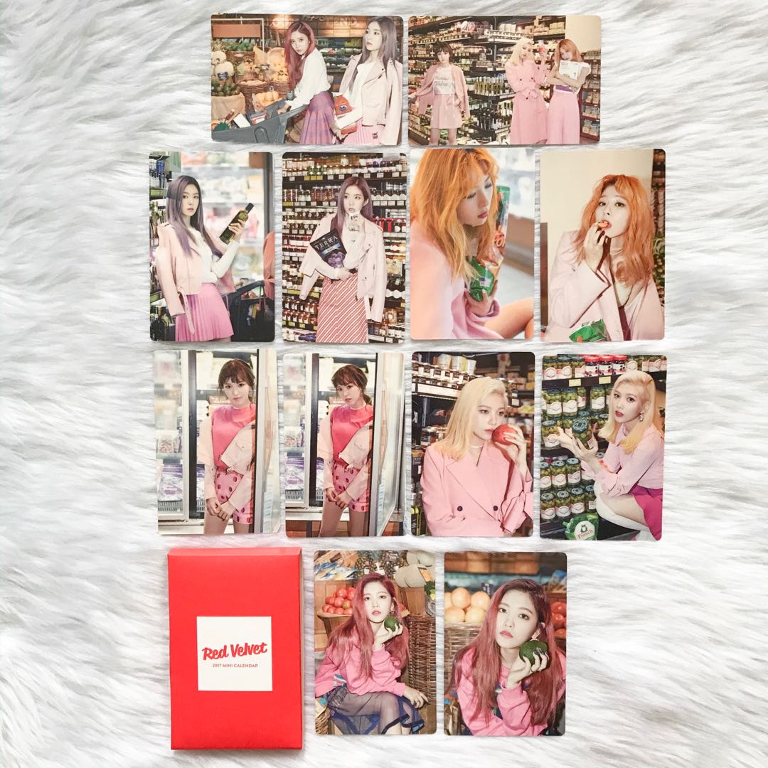 RED VELVET PHOTOCARD SET - 2017 SEASONS GREETINGS, Hobbies & Toys ...