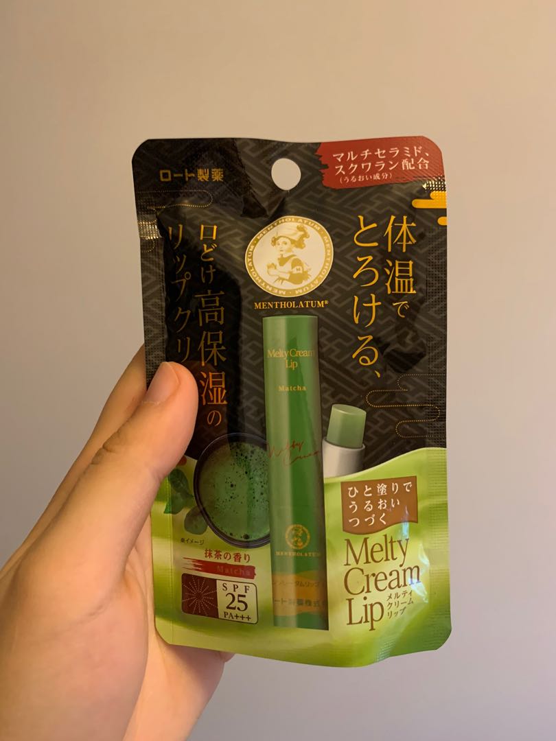 Rohto Japan Mentholatum Melty Lip Cream Stick Balm SPF25 PA+++, Beauty ...