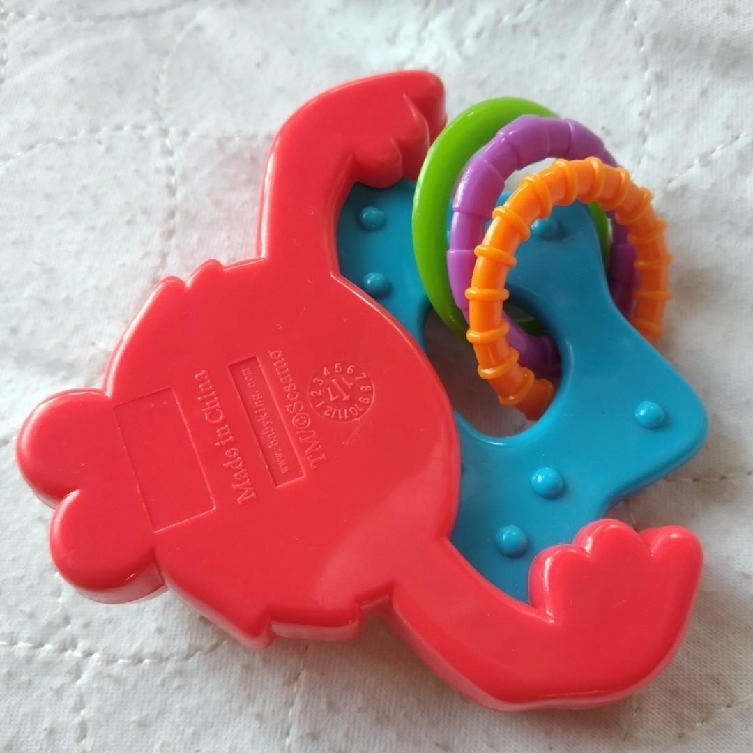 Sesame Street Elmo Rattle, Hobbies & Toys, Toys & Games on Carousell