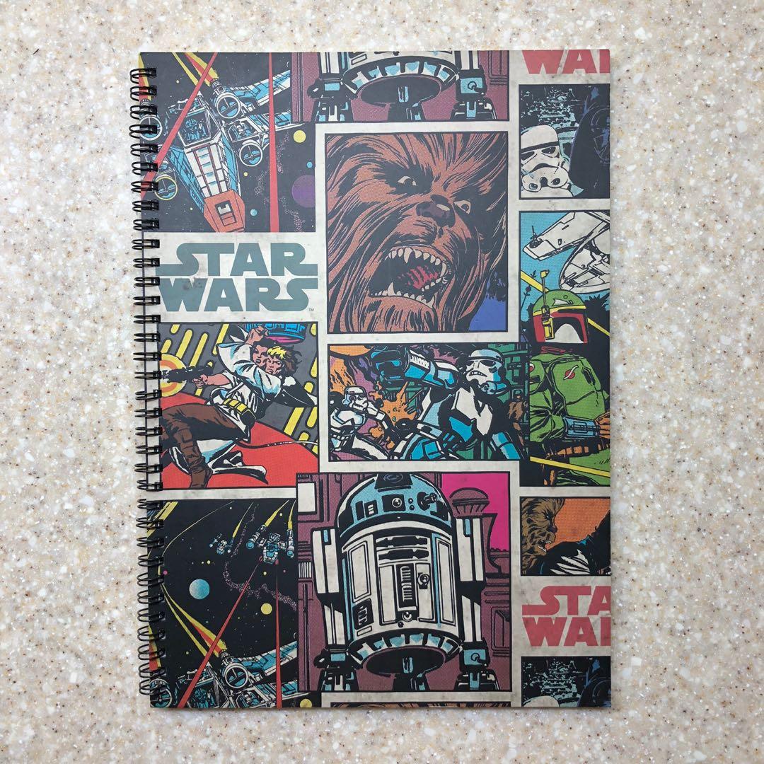 Star Wars Single Line Notebook (Typo), Hobbies & Toys, Stationery ...