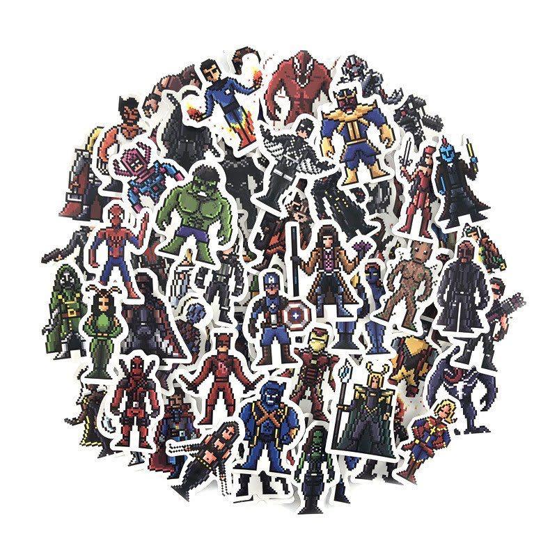 (Stickers) 30pc Marvel DC Comics Universe Superhero Avengers Batman ...
