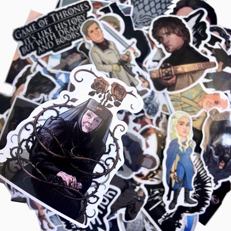 (Stickers) 60pc Game Of Thrones HBO American Television Series Westeros ...