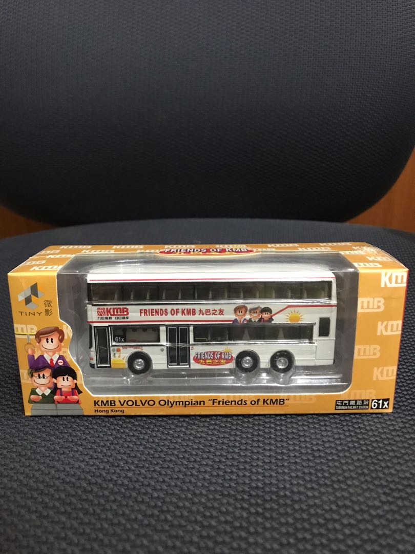 Tiny KMB Volvo Olympian “Friends of KMB”, 興趣及遊戲, 玩具 & 遊戲類 - Carousell