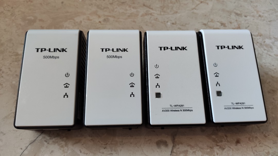 TP-Link powerline adapters TL-WPA281 TL-PA511 x4, Electronics, Computer ...