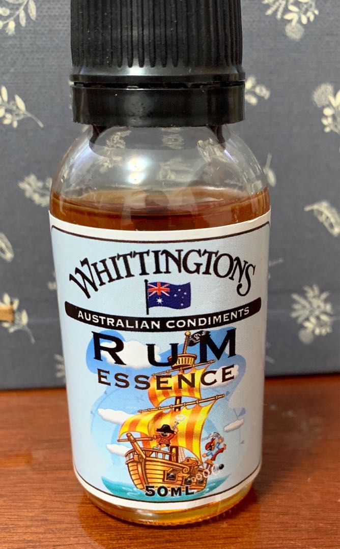 Whittington’s Rum Essence 50ml, Food & Drinks, Fresh Produce on Carousell