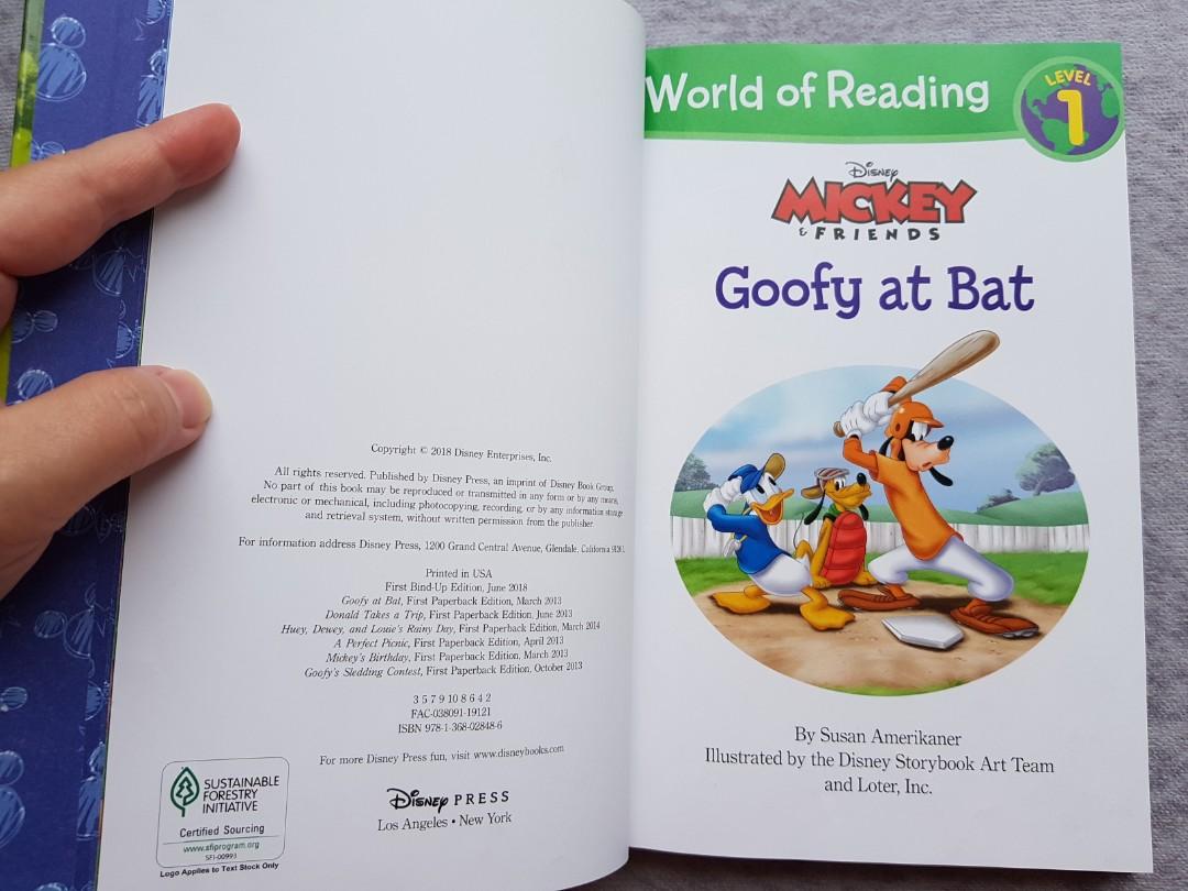 World of Reading Levels 1 & 2 Disney Mickey & Friends, Hobbies & Toys ...