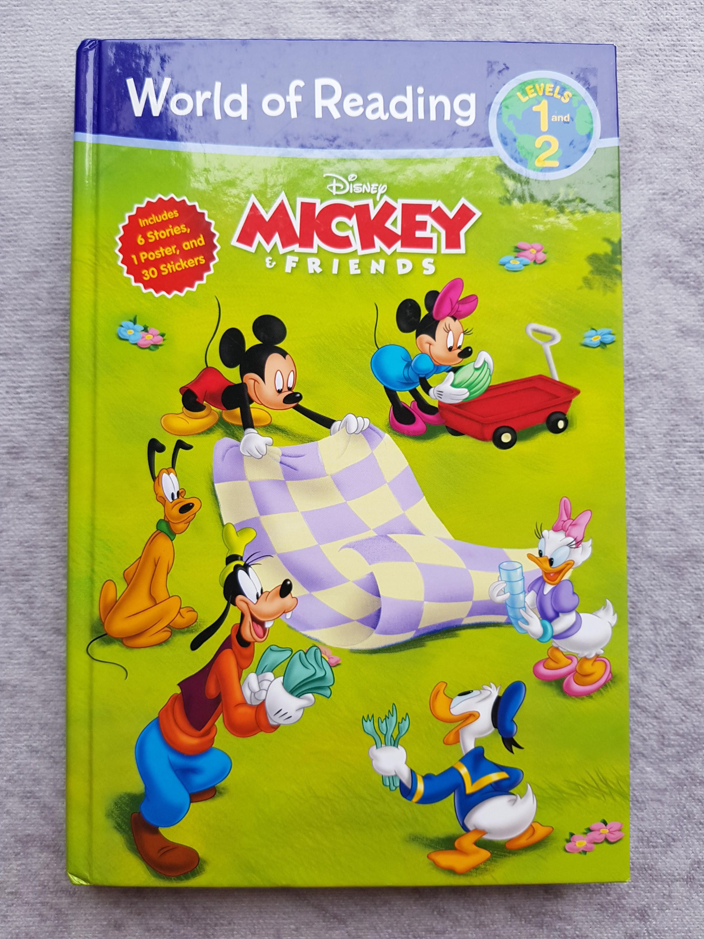 World of Reading Levels 1 & 2 Disney Mickey & Friends, Hobbies & Toys ...