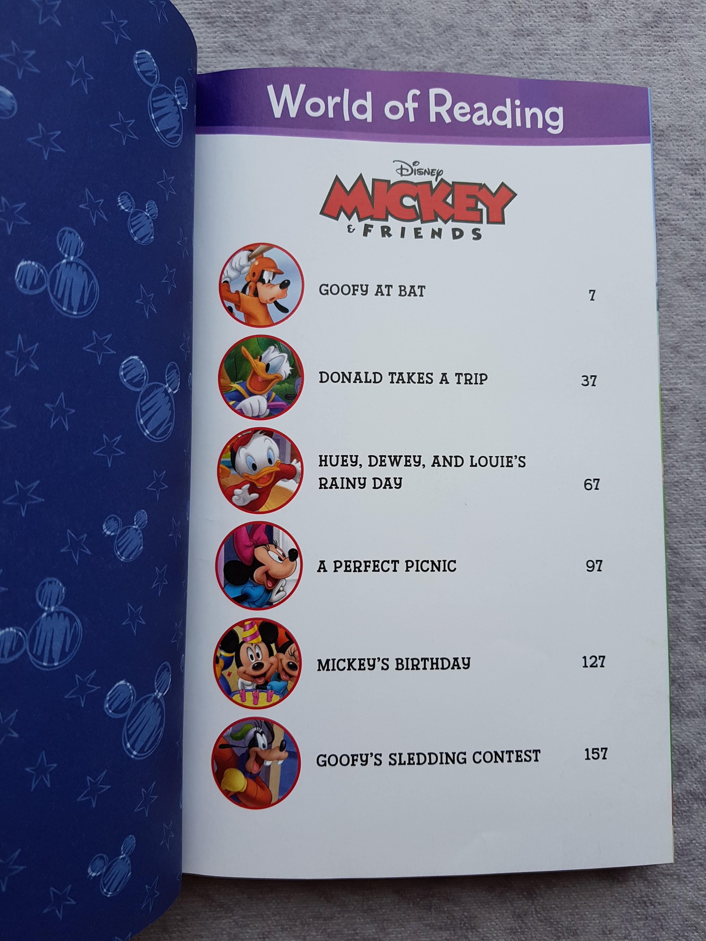 World of Reading Levels 1 & 2 Disney Mickey & Friends, Hobbies & Toys ...