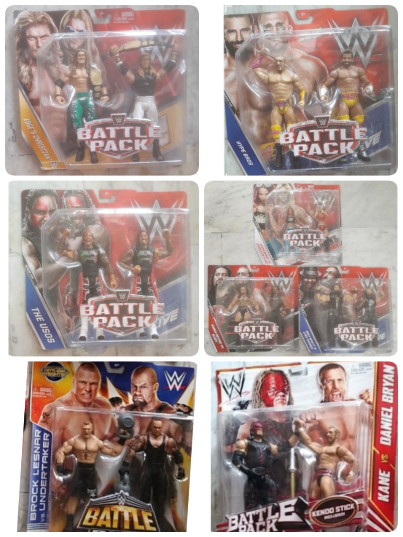 WWE Battle Packs, Toys & Games, Bricks & Figurines on Carousell