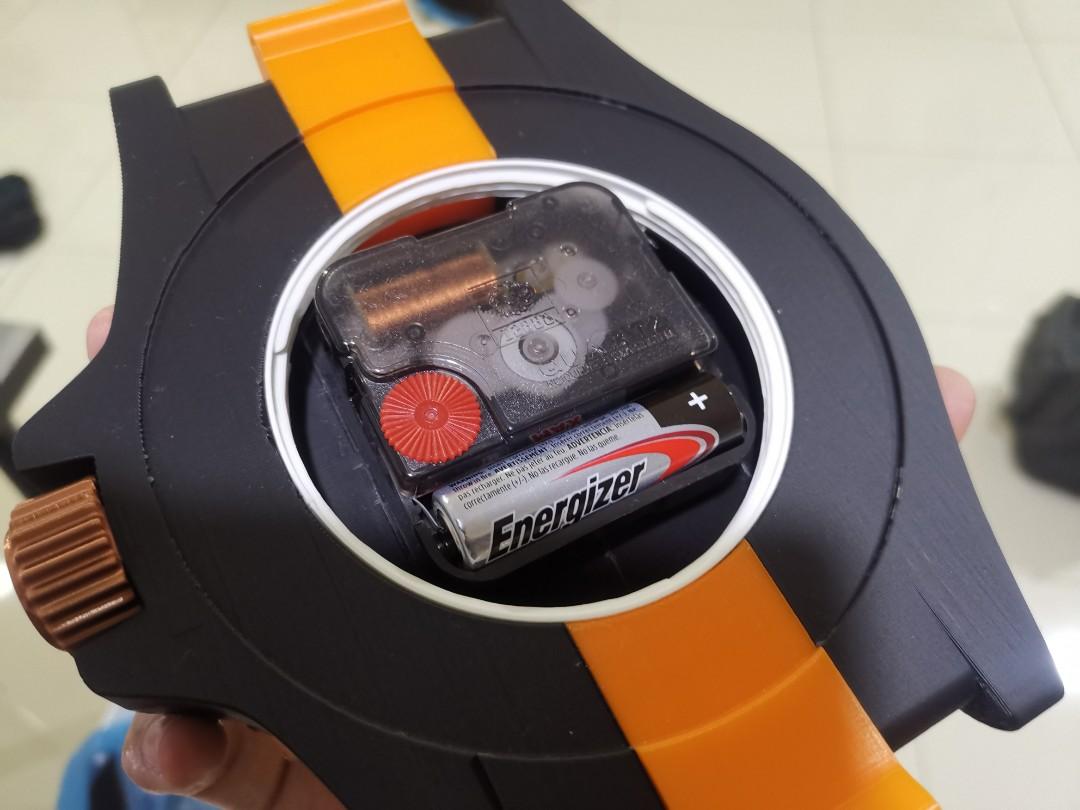3D printed Rolex Submariner clock, Luxury, Watches on Carousell