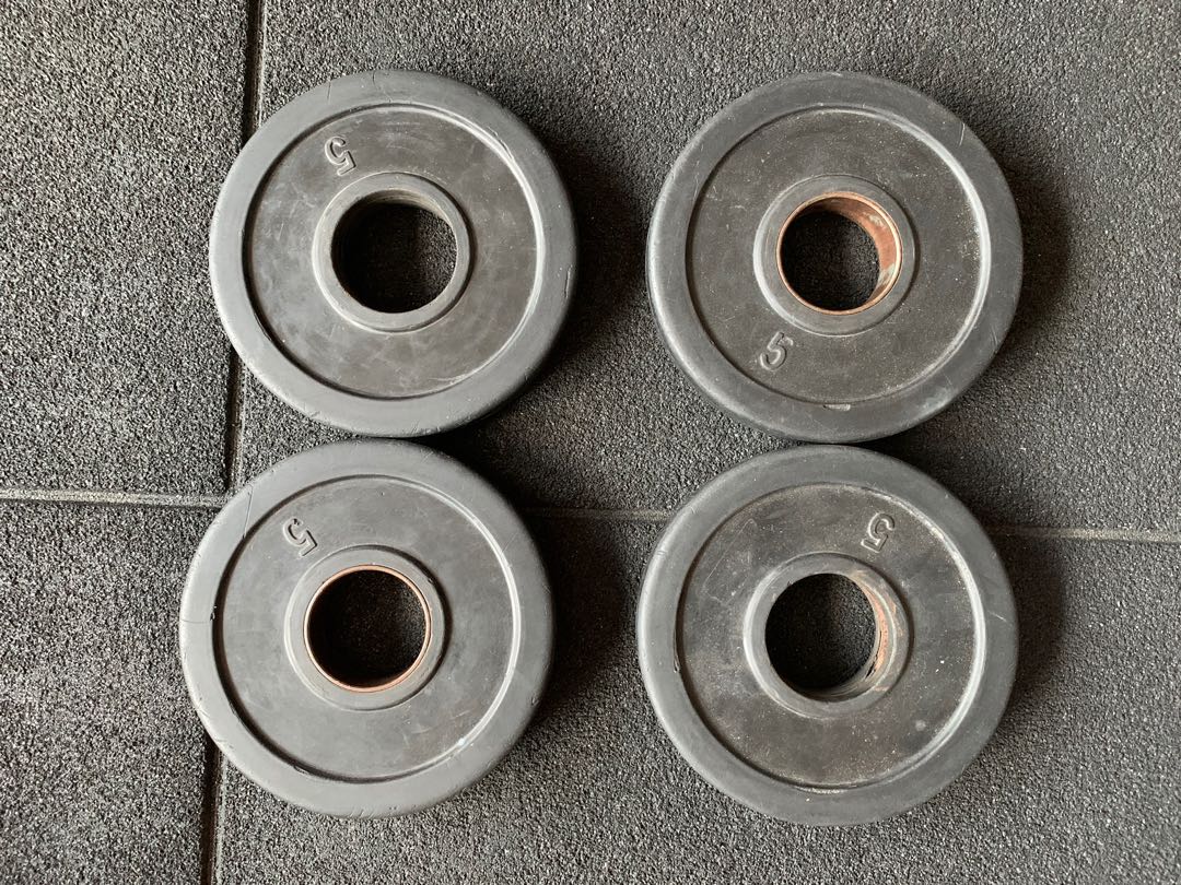 5lbs plates, Sports Equipment, Exercise & Fitness, Weights & Dumbbells ...