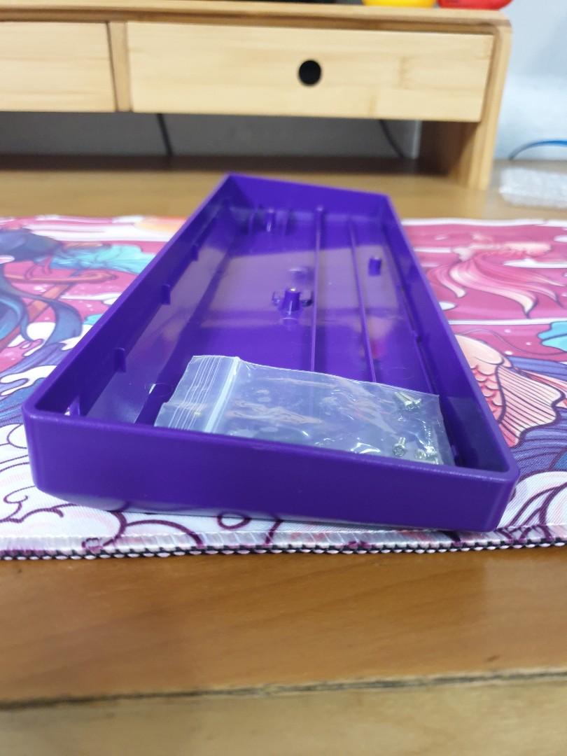 60% Purple Mechanical Keyboard Case, Computers & Tech, Parts ...