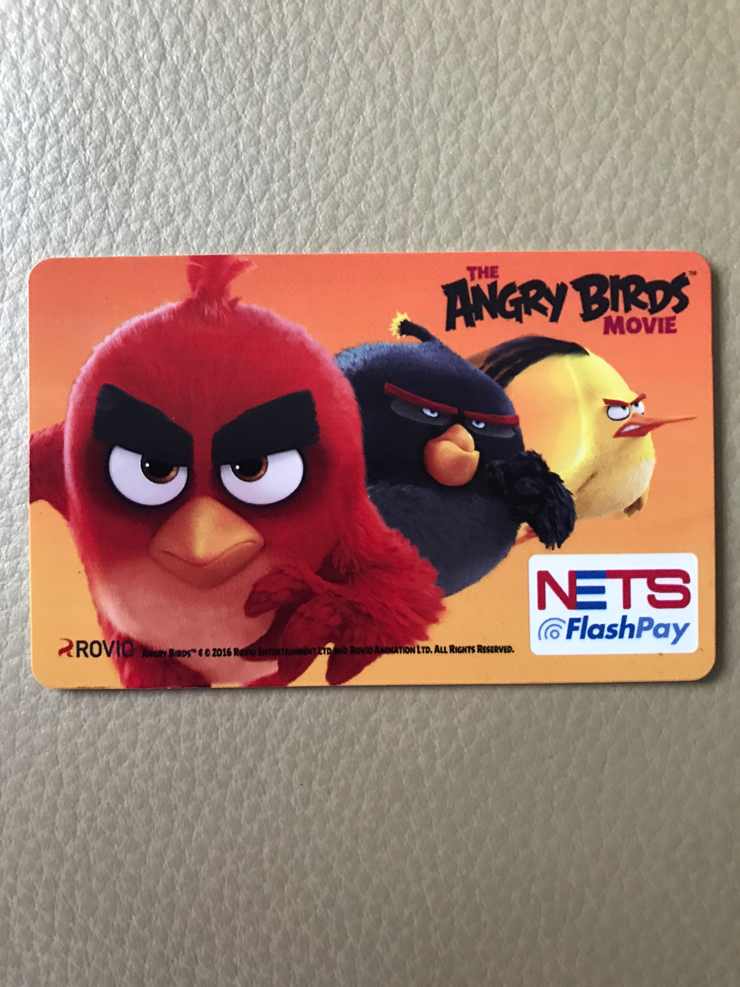 The Angry birds movie Ez link card, Women's Fashion, Bags & Wallets ...