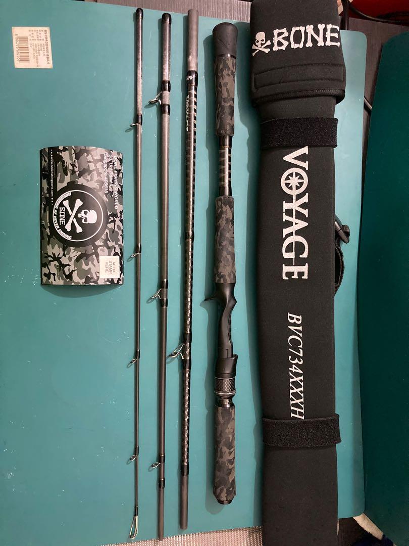 Bone voyage travel rod Bvc734 XXXH PE3-6, Sports Equipment, Fishing on ...