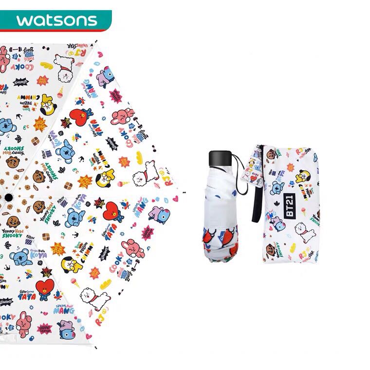 BT21 x Watsons Umbrella (offer Starry design and graffiti design) **pre ...