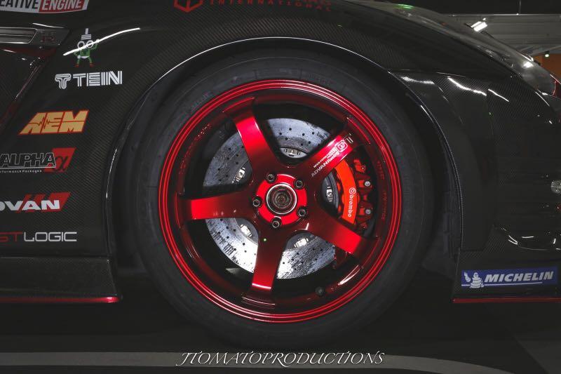 Candy Red Rims Spray Paint And Kerb Rash Repair, Car Accessories ...