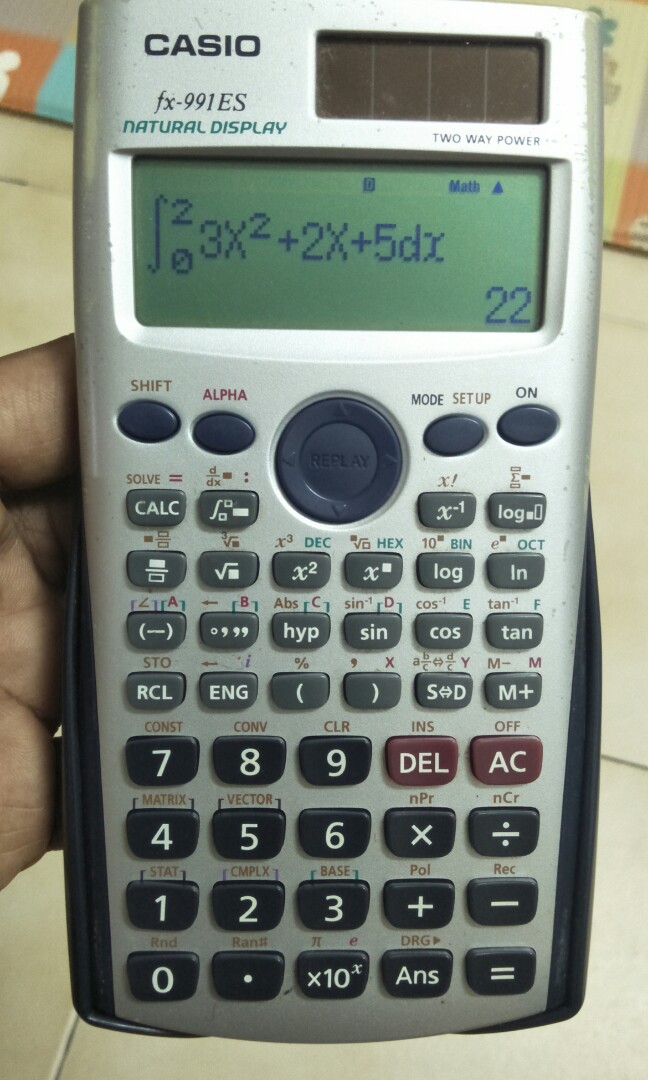 Casio Scientific Calculator fx-991es, Computers & Tech, Printers ...