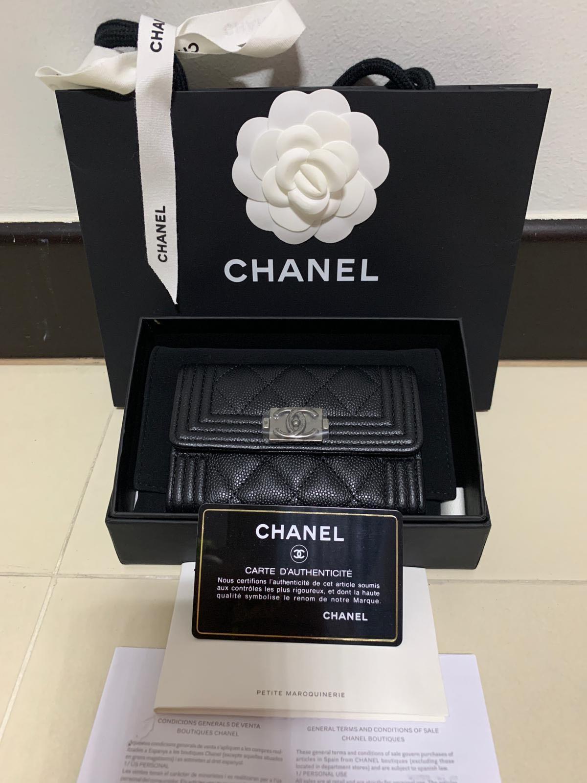 Chanel Card Holder, Luxury, Bags & Wallets on Carousell