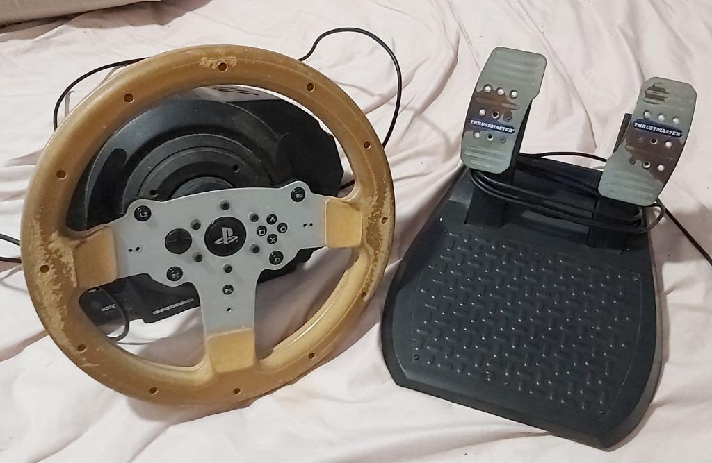 CUSTOM Thrustmaster T300 Force Feedback wheel, Electronics, Computer ...