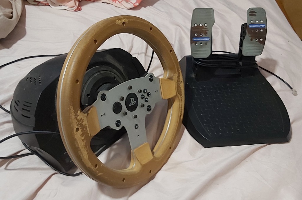 CUSTOM Thrustmaster T300 Force Feedback wheel, Electronics, Computer ...