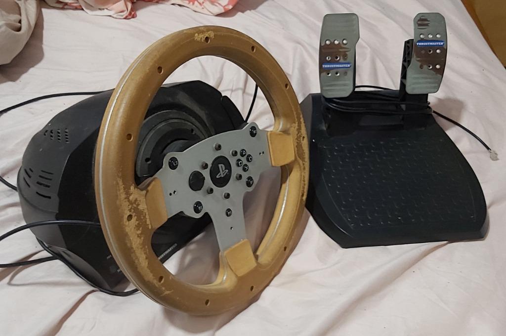 CUSTOM Thrustmaster T300 Force Feedback wheel, Electronics, Computer ...
