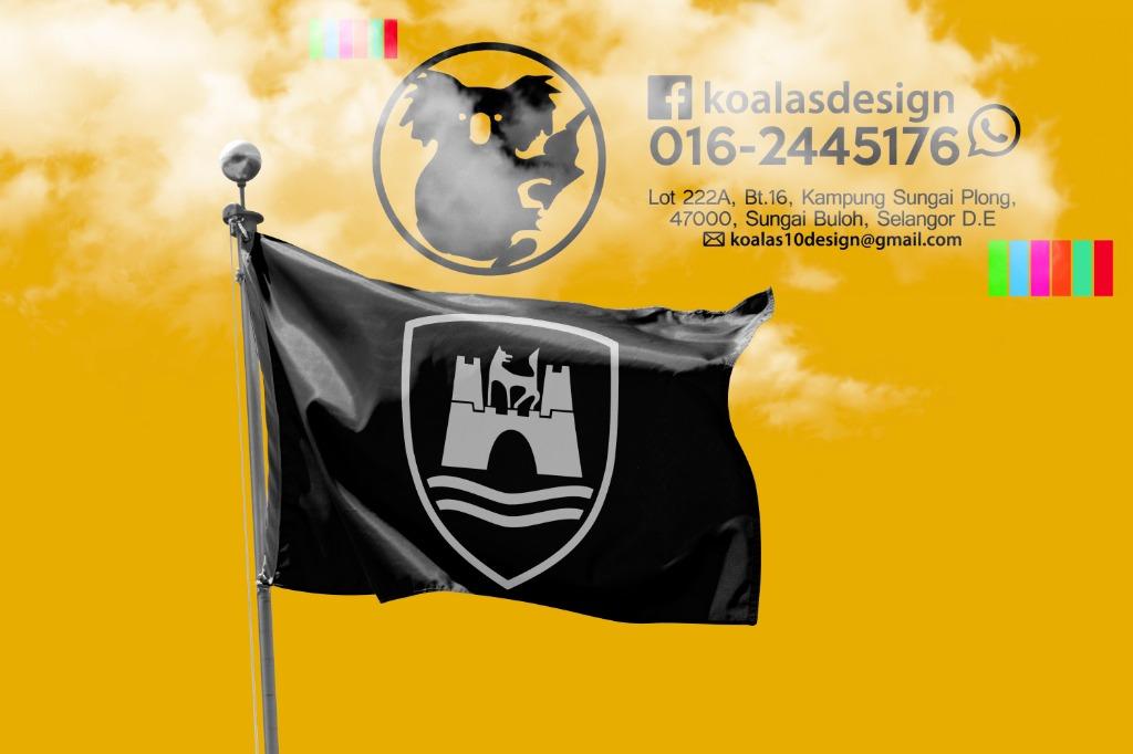 Fabric Flag Bendera Kain, Hobbies & Toys, Stationery & Craft, Handmade ...