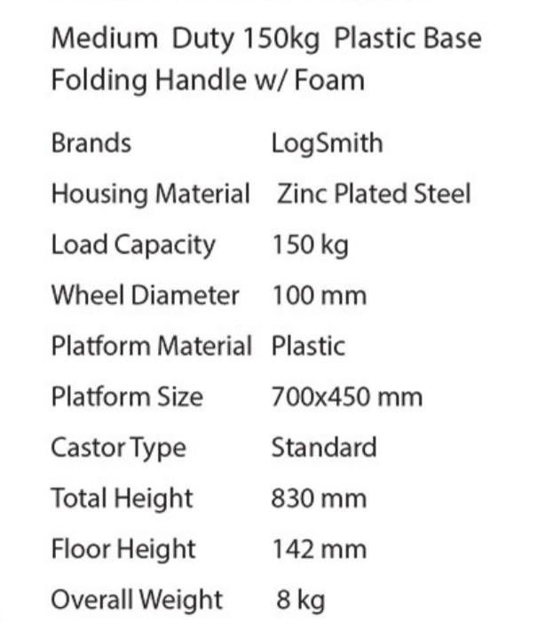 Foldable Trolley 150kg capacity **New, Furniture & Home Living, Home ...