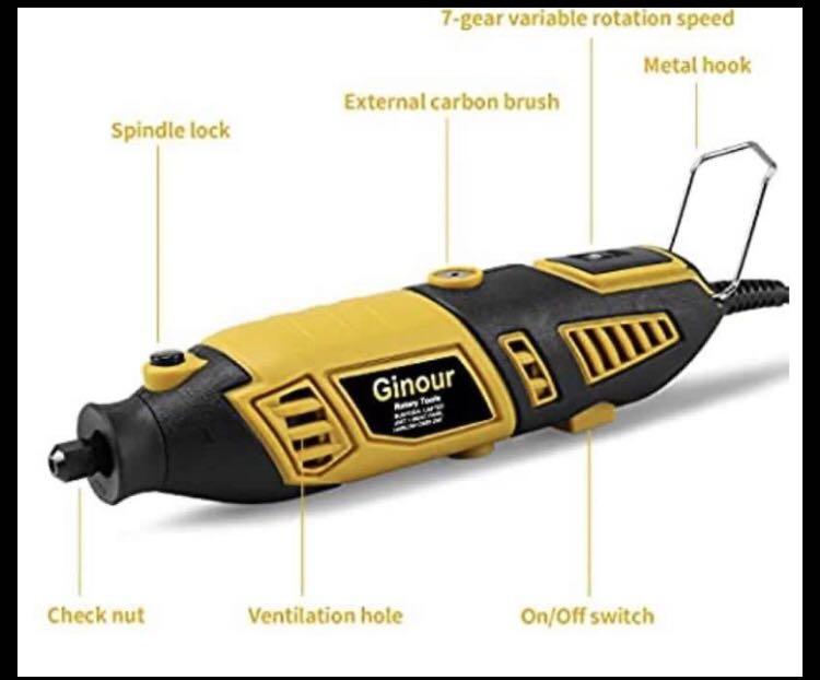 Ginour Rotary tool kit Furniture Home Living Home Improvement Organisation Home Improvement Tools Accessories on Carousell
