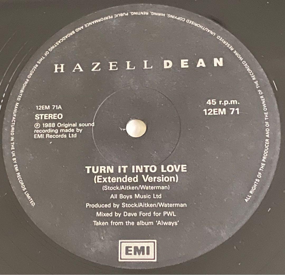 Hazel Dean - Turn Into Love 12”, TV & Home Appliances, TV & Entertainment, TV Parts ...