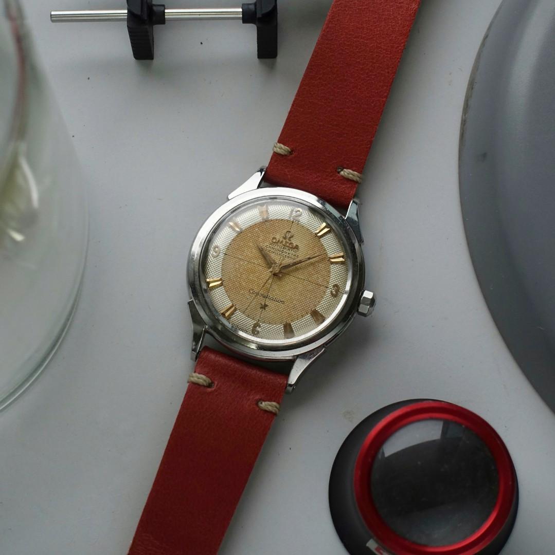 Honeycomb Dial Omega Constellation 2852, Men's Fashion, Watches ...
