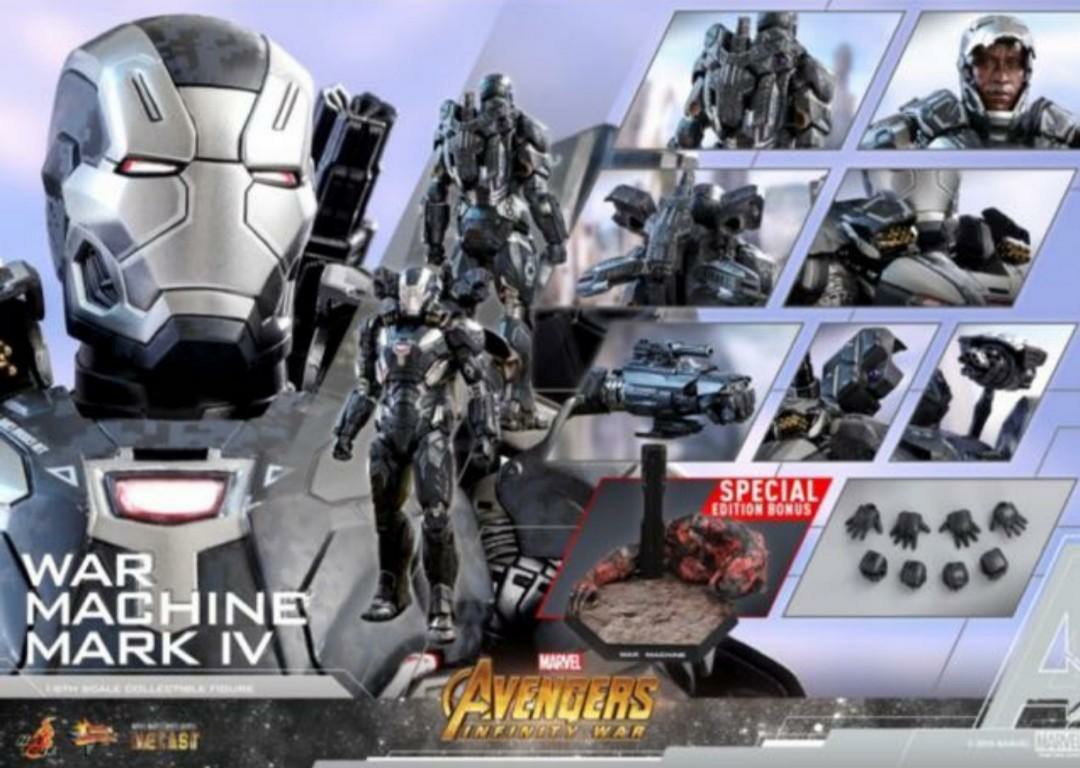 Hot Toys War Machine Mark 4 Diecast special edition action figure ...