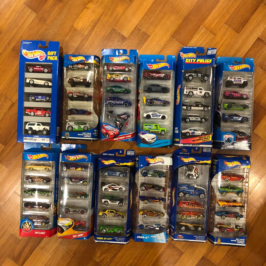 Hot Wheels 5-Pack Assortment #2, Hobbies & Toys, Toys & Games on Carousell