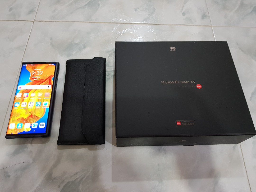 Huawei Mate Xs Singtel Set with Huawei Leather Pouch and Freebuds 3 ...