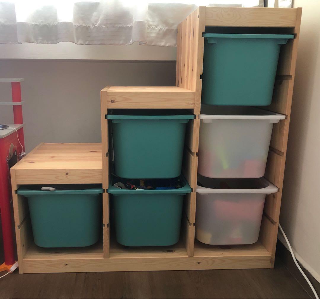 Ikea Trofast, Furniture, Shelves & Drawers on Carousell