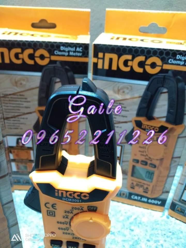 INGCO Digital AC Clamp Meter - DCM2001, Commercial & Industrial ...