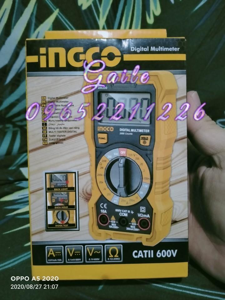 INGCO Digital Multimeter (DM200), Commercial & Industrial, Construction Tools & Equipment on ...