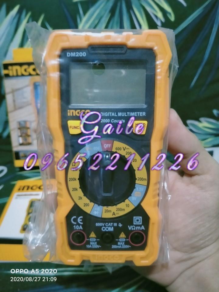 INGCO Digital Multimeter (DM200), Commercial & Industrial, Construction ...