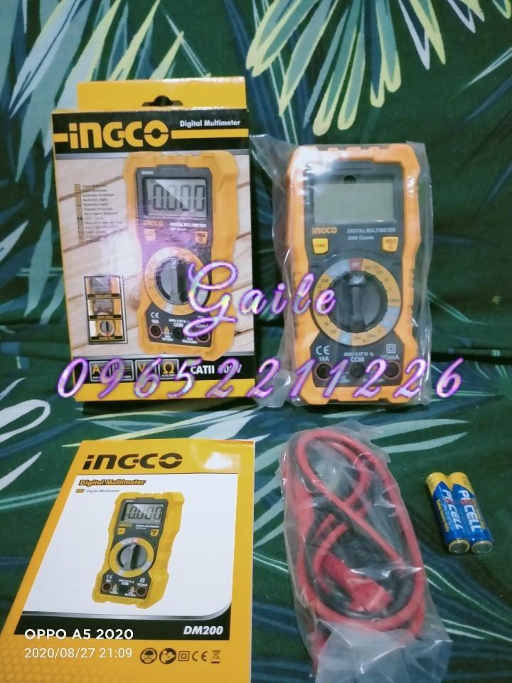 INGCO Digital Multimeter (DM200), Commercial & Industrial, Construction ...