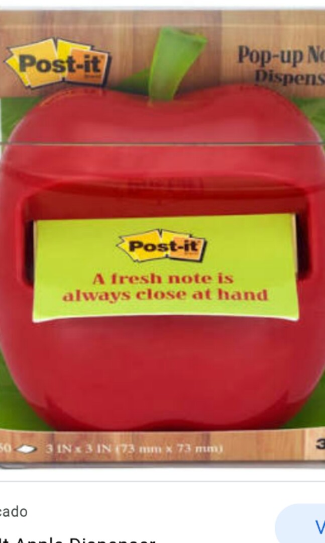 Lf: post-it pop up apple (DISPENSER ONLY), Furniture & Home Living ...