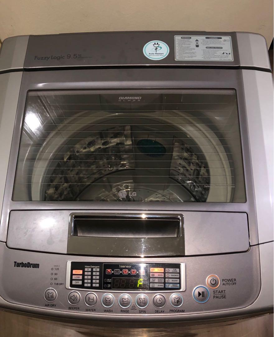 LG 9.5kg Top Load Washing Machine, TV & Home Appliances, Washing ...
