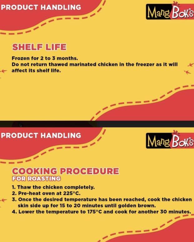 MangBoks Lechon Manok (Frozen), Food & Drinks, Local Eats on Carousell