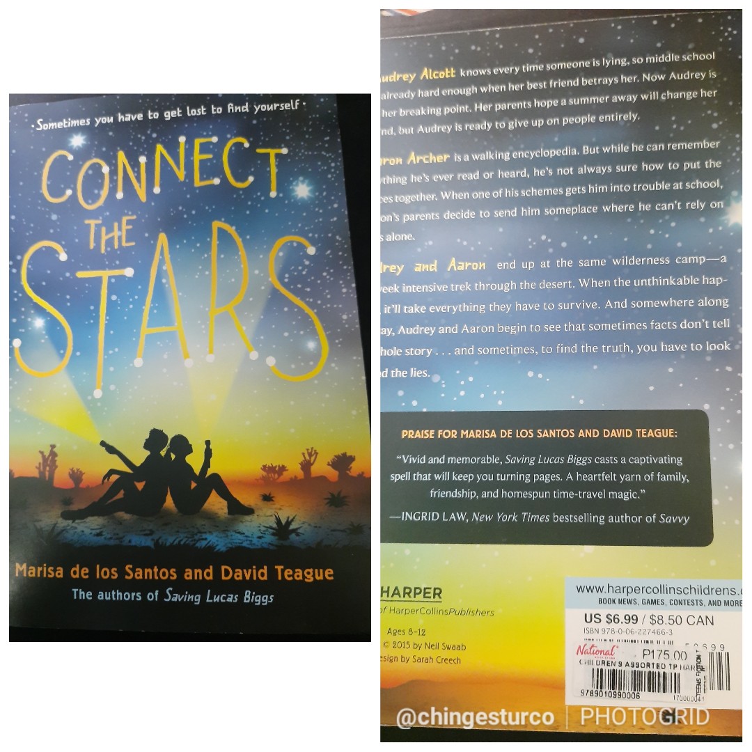 Marisa de los Santos- Connect the Stars, Hobbies & Toys, Books ...