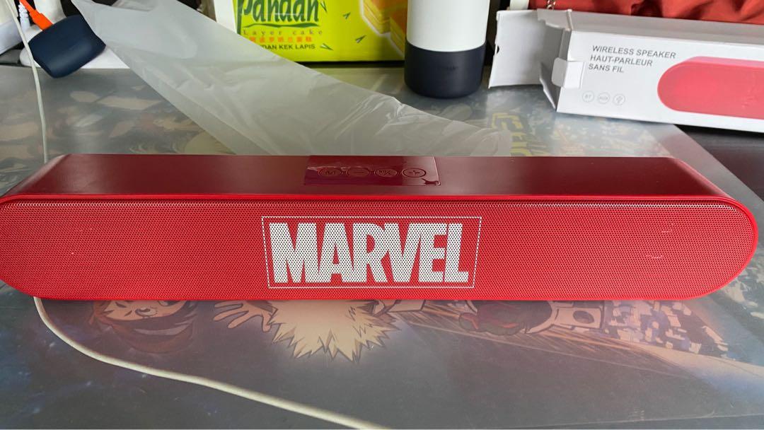 Miniso Wireless Speaker (Marvel), Audio, Soundbars, Speakers & Amplifiers on Carousell