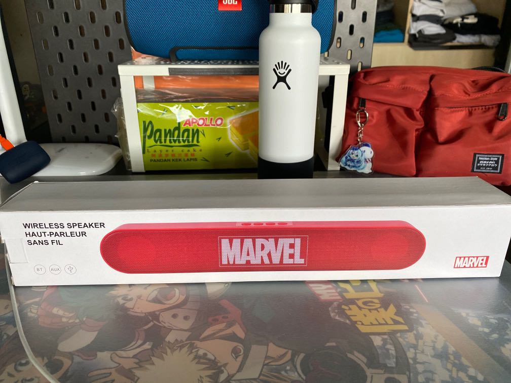 Miniso Wireless Speaker (Marvel), Audio, Soundbars, Speakers & Amplifiers on Carousell
