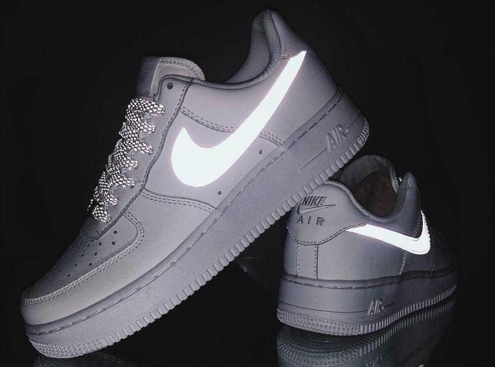 Nike Air Force 1 Reflective, Men's Fashion, Footwear, Sneakers on Carousell