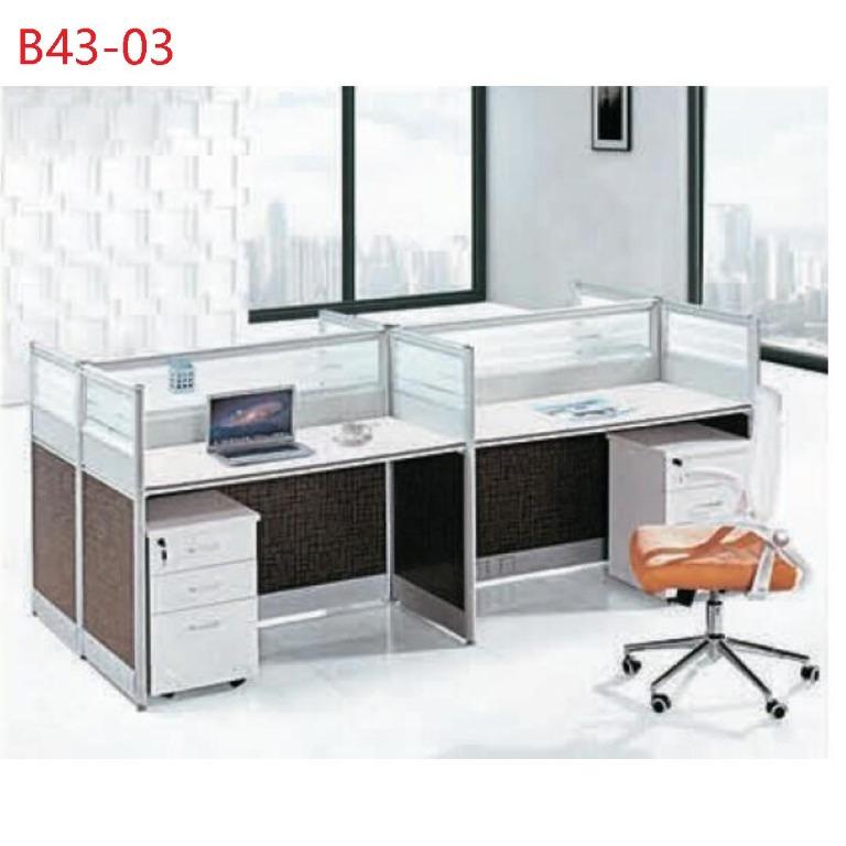 Office/Computer Table with Partition/ Workstation 07 System Furniture ...