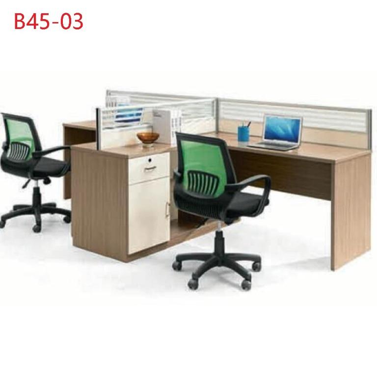Office/Computer Table with Partition/ Workstation 08 System Furniture ...