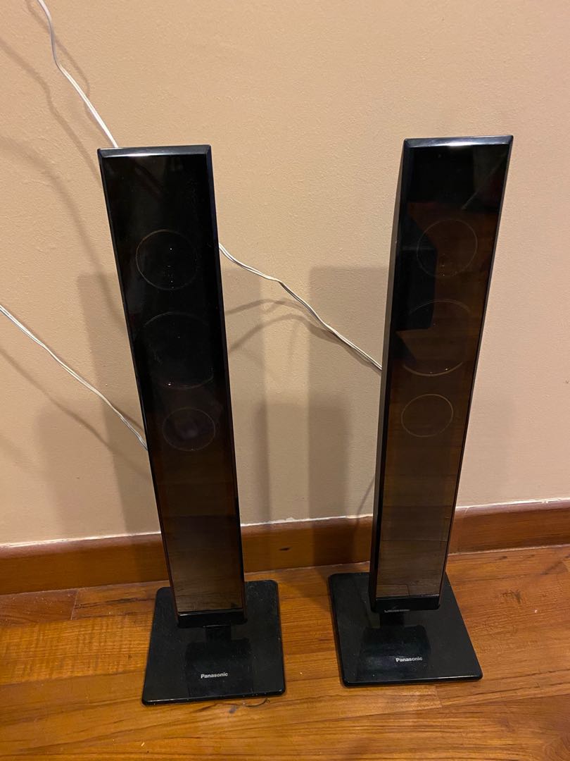 Panasonic Speakers with receiver and Wireless sub woofer, Audio ...